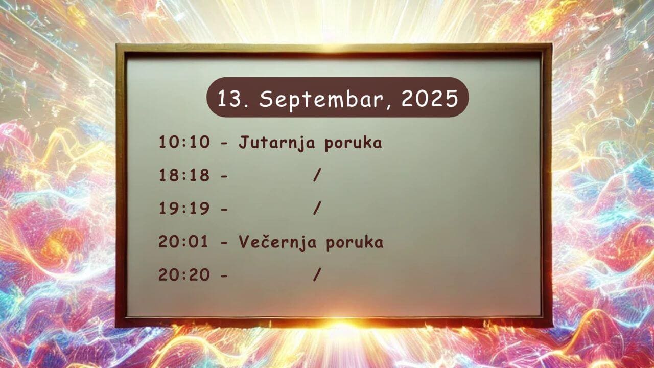 Info: 13. septembar 2025. - Sveta znanja